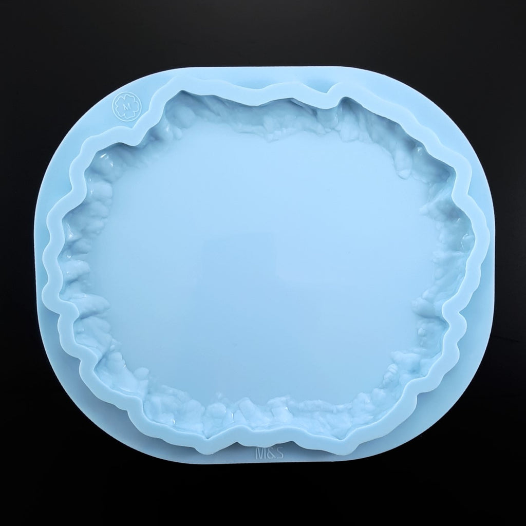 Rough & Tough Geode Tray | Molds and Shapes