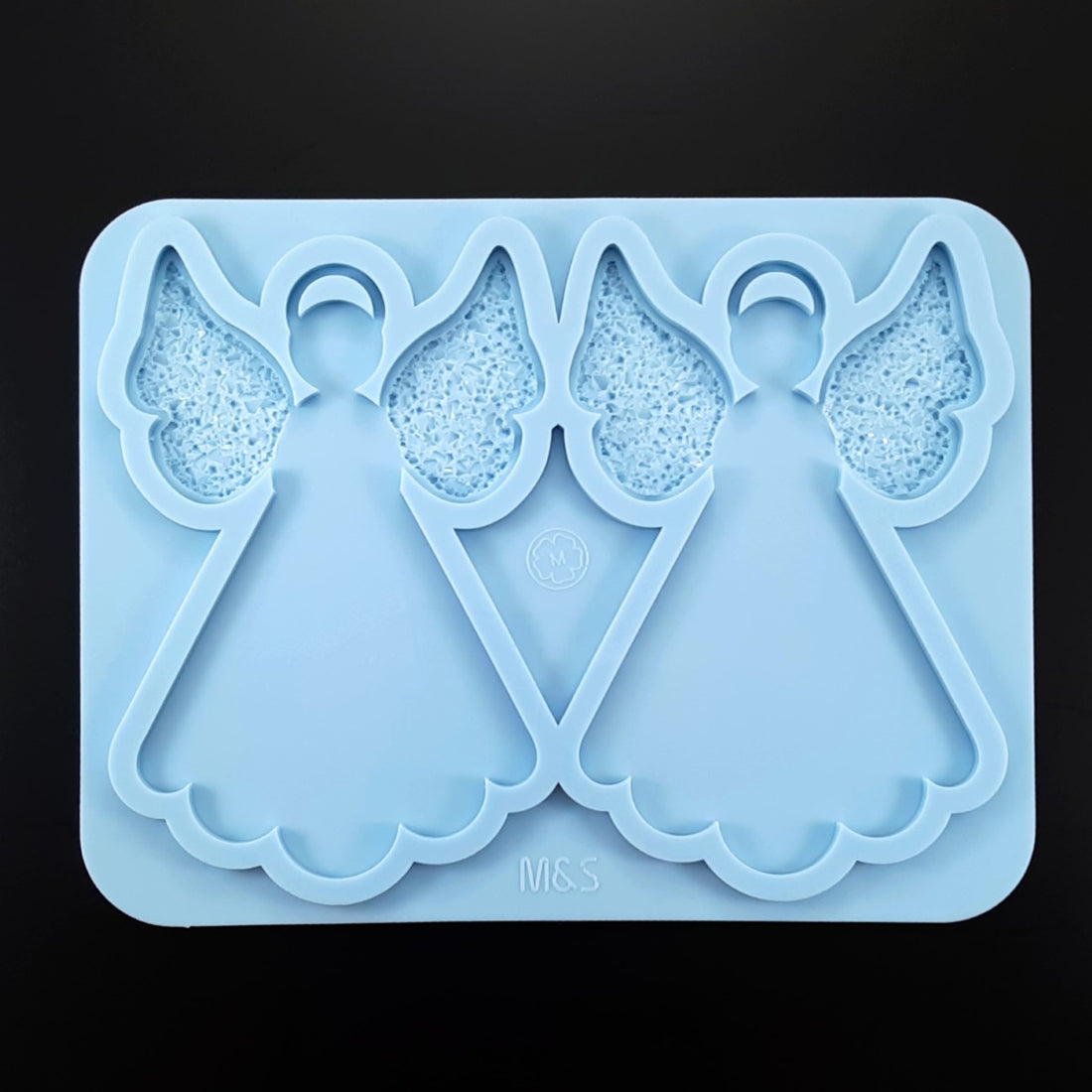 Druzy Crystal Christmas Angels - 2x (large) – Molds and Shapes