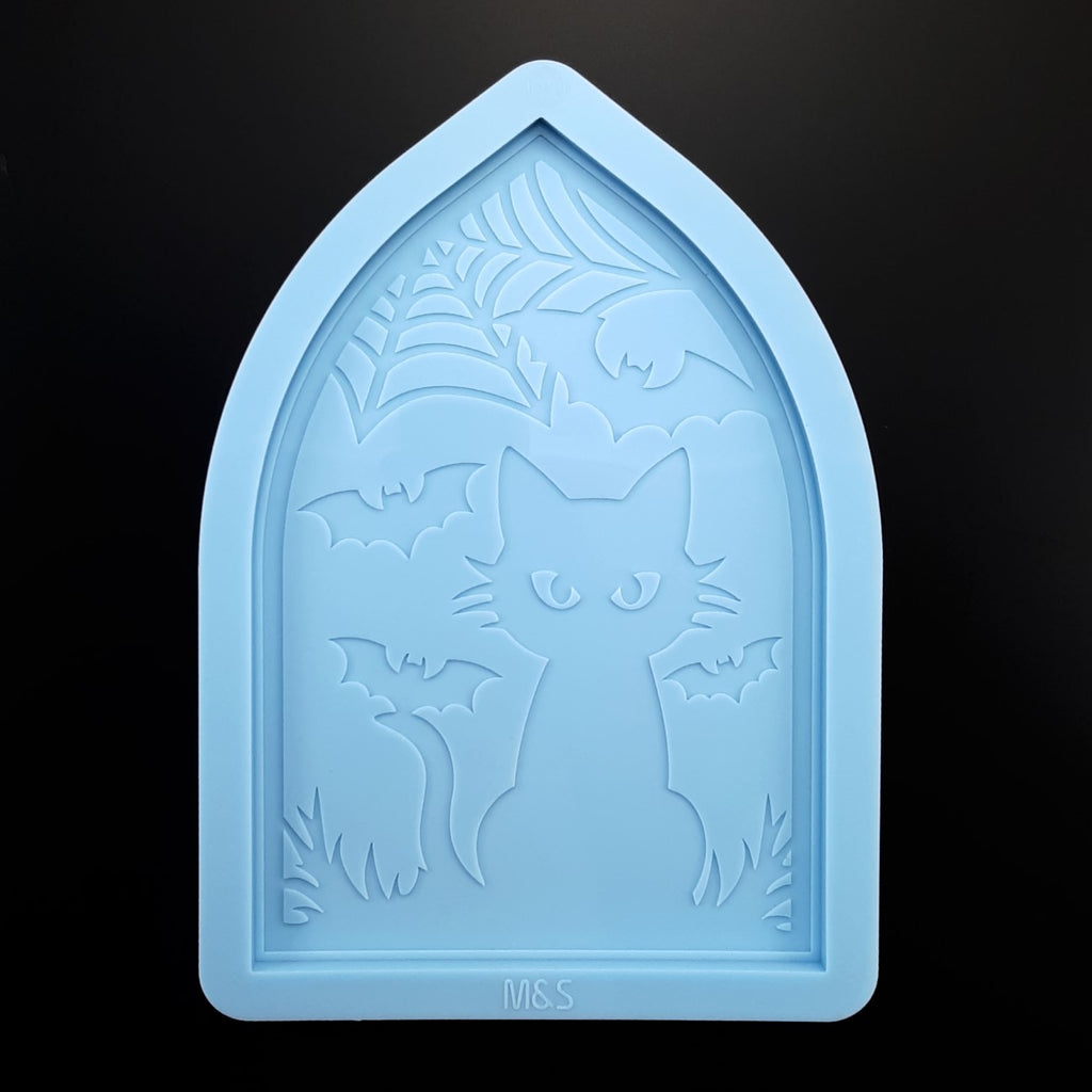Halloween shield - Scary Cat | Molds and Shapes