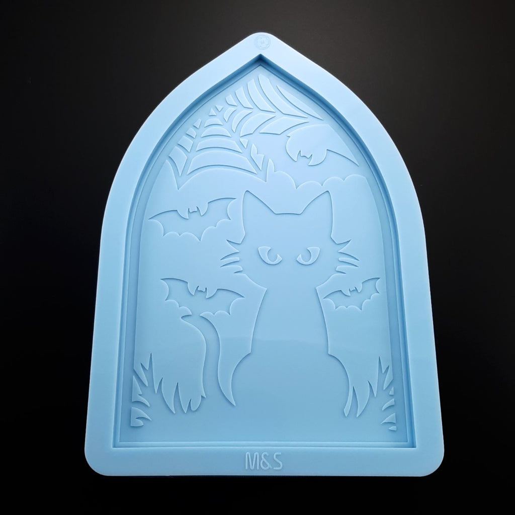 Halloween shield - Scary Cat | Molds and Shapes
